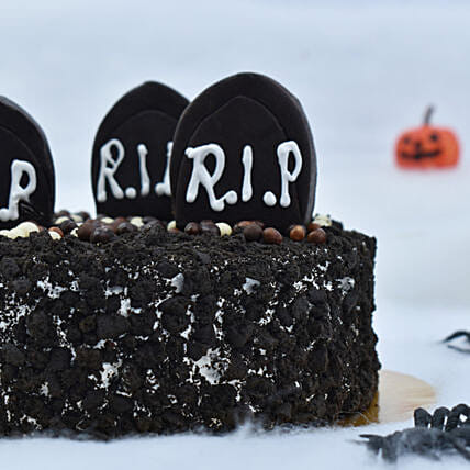 Online Halloween Theme RIP Cake Gift Delivery in UAE - FNP
