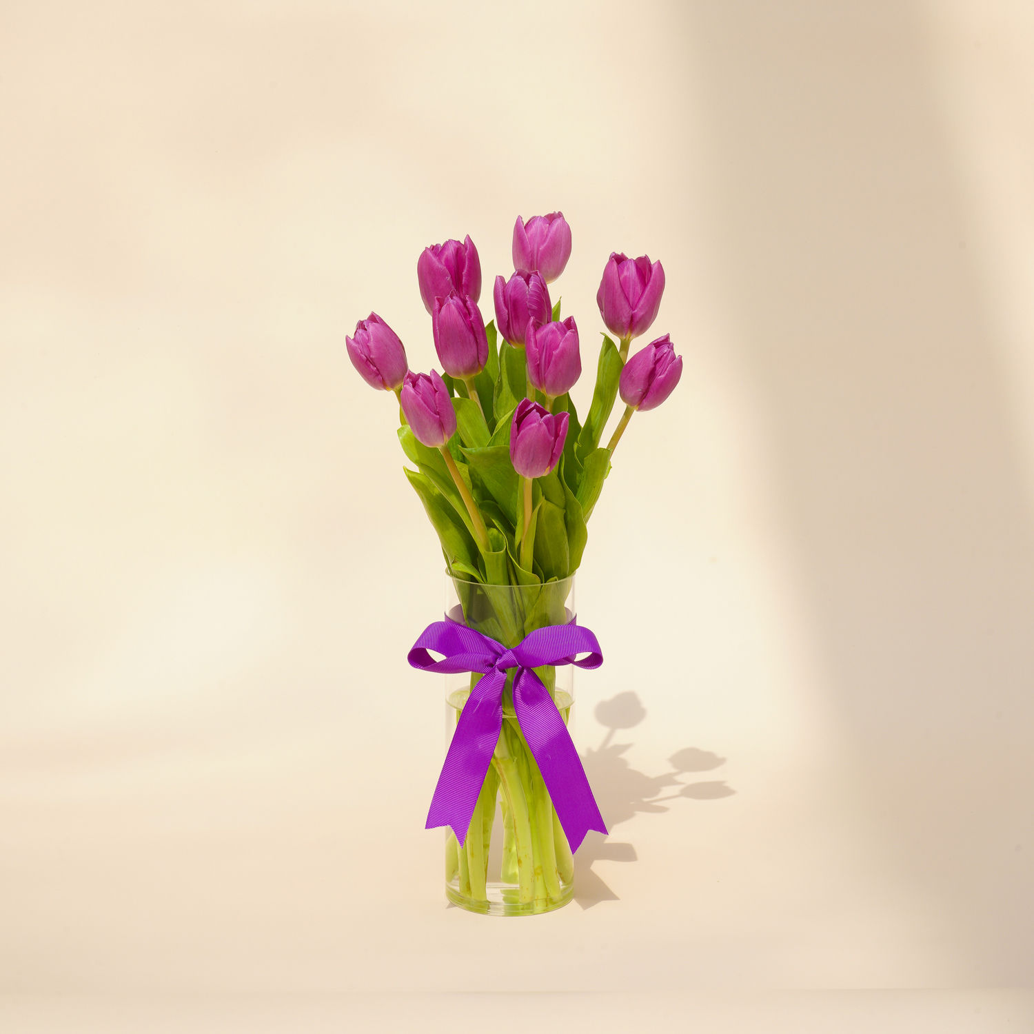 Online 10 Purple Tulip Arrangement Gift Delivery in UAE - FNP