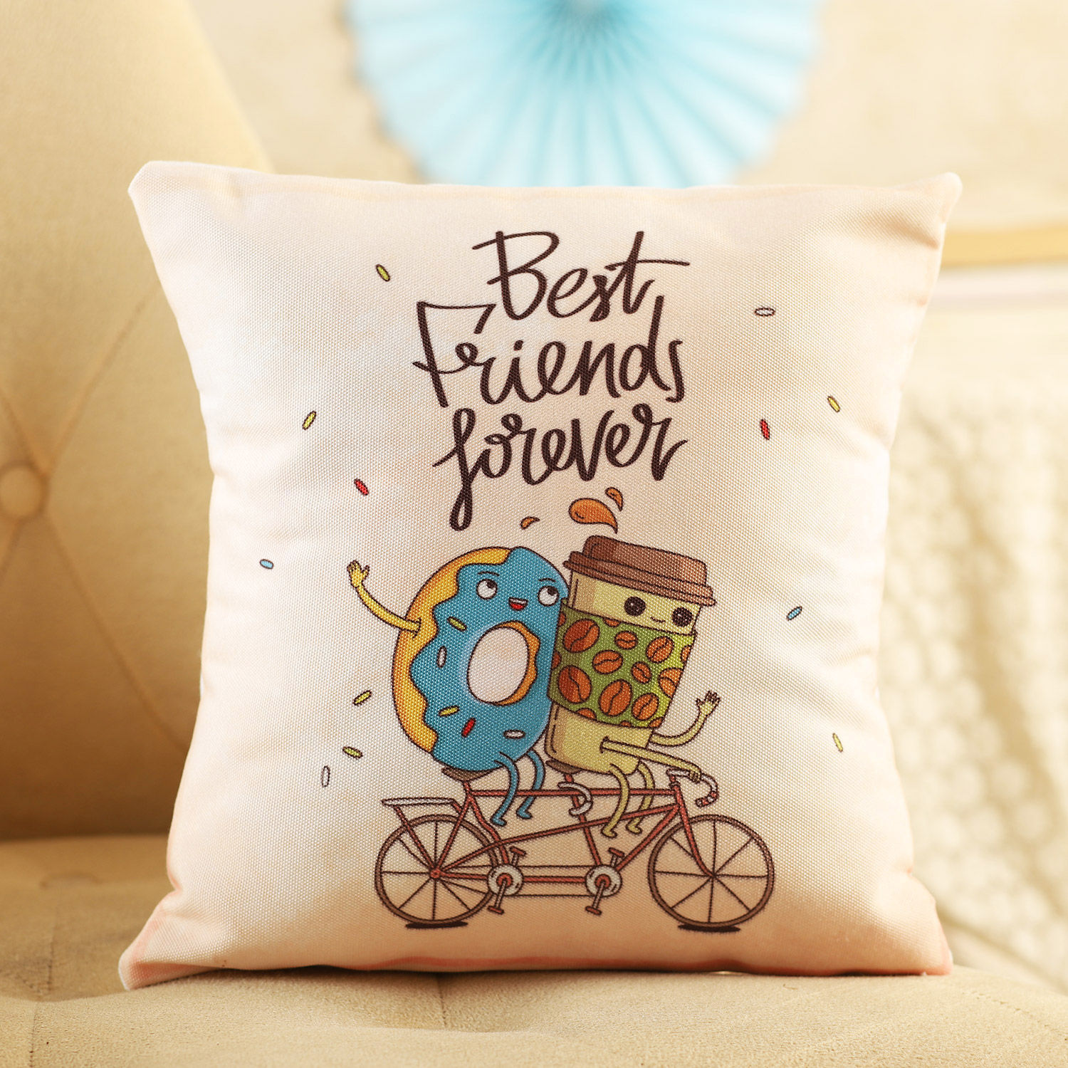 Online Best Friends Forever Cushion Gift Delivery in UAE - FNP
